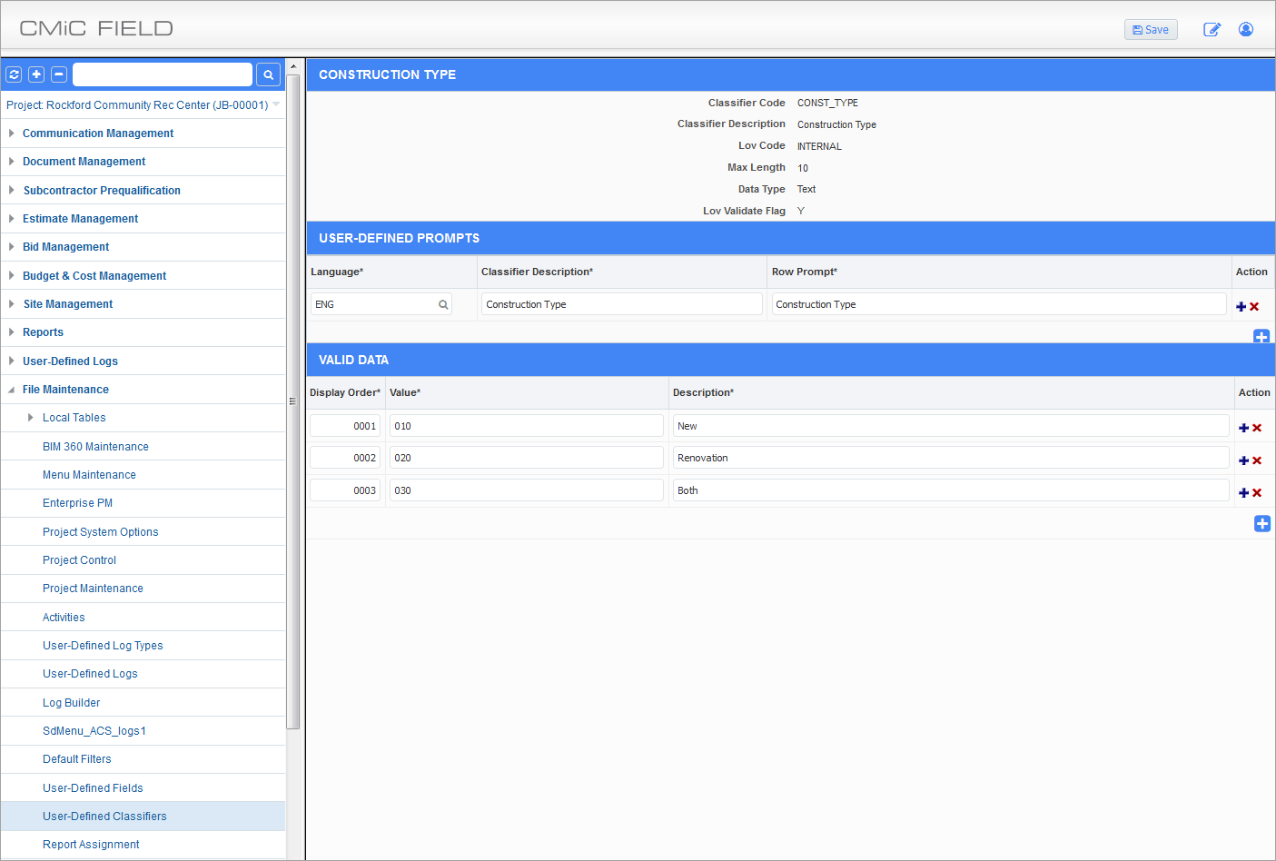 User Defined Classifiers