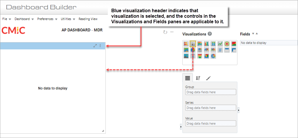 BI Dashboard Builder - Creating Dashboards - Step 3: Add a Visualization