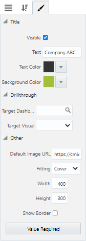 BI Dashboard Builder - Image Visualizations