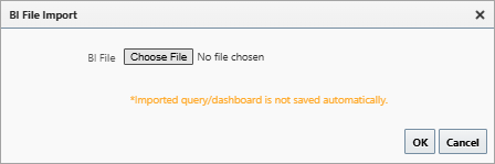 BI Query Builder - Screen