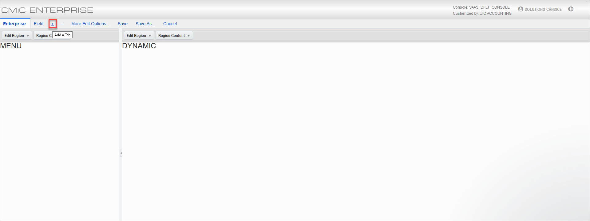 BI Dashboard Builder - Adding BI Tools to Treeview or Console
