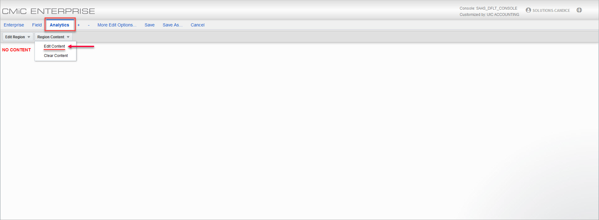 BI Dashboard Builder - Adding BI Tools to Treeview or Console
