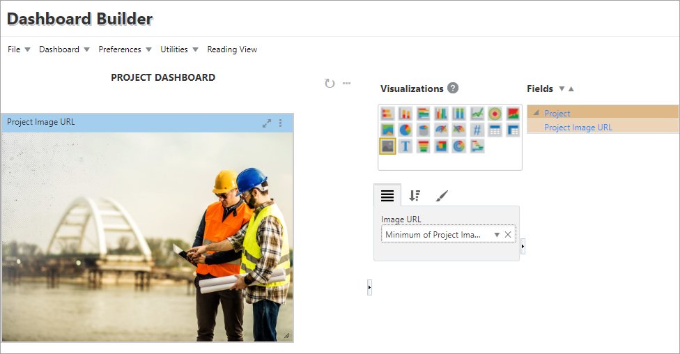 BI Dashboard Builder - Image Visualizations