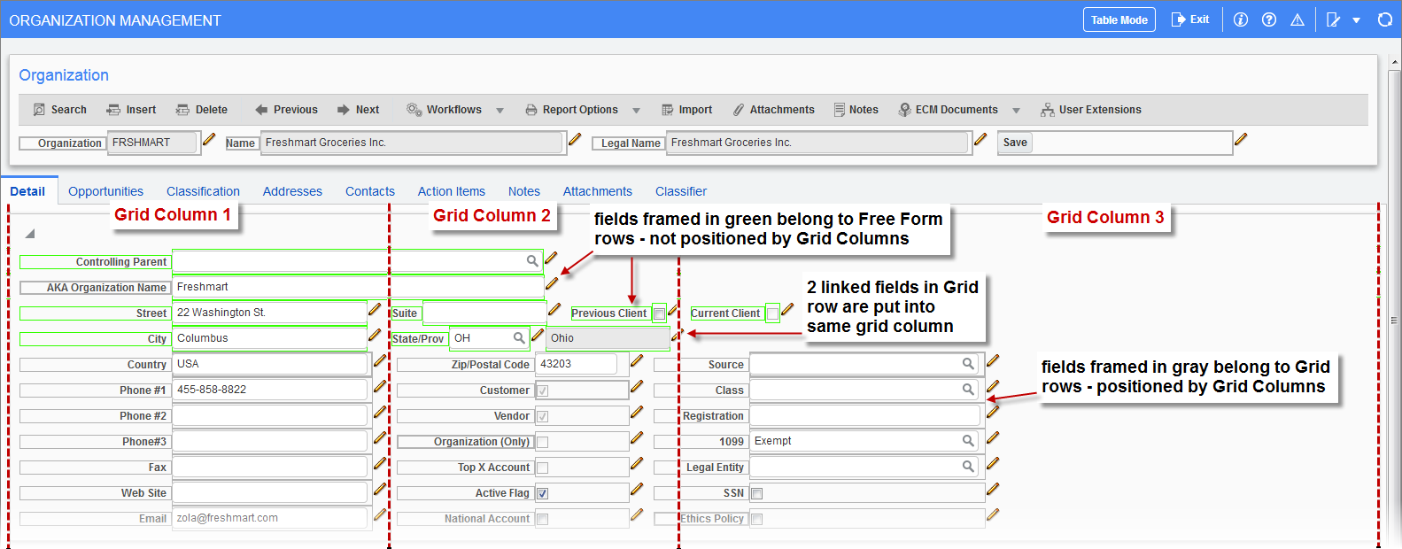 Lite Editor - Free Form Rows, Grid Rows & Grid Columns