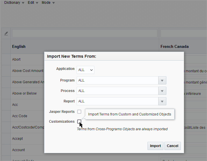 Translation Manager - Translation of Custom and Customized Objects
