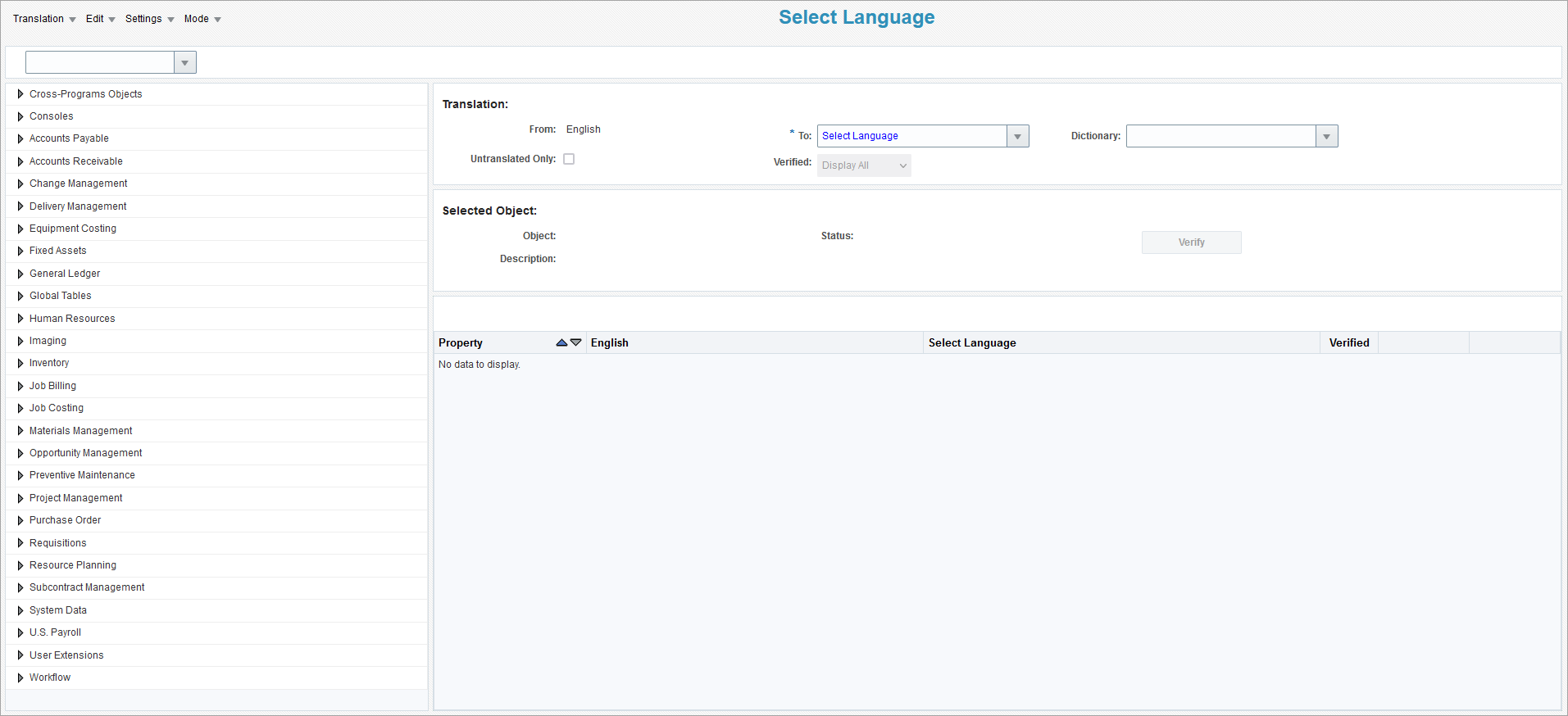 Customize CMiC s Provided Base Languages By Overriding Specific 