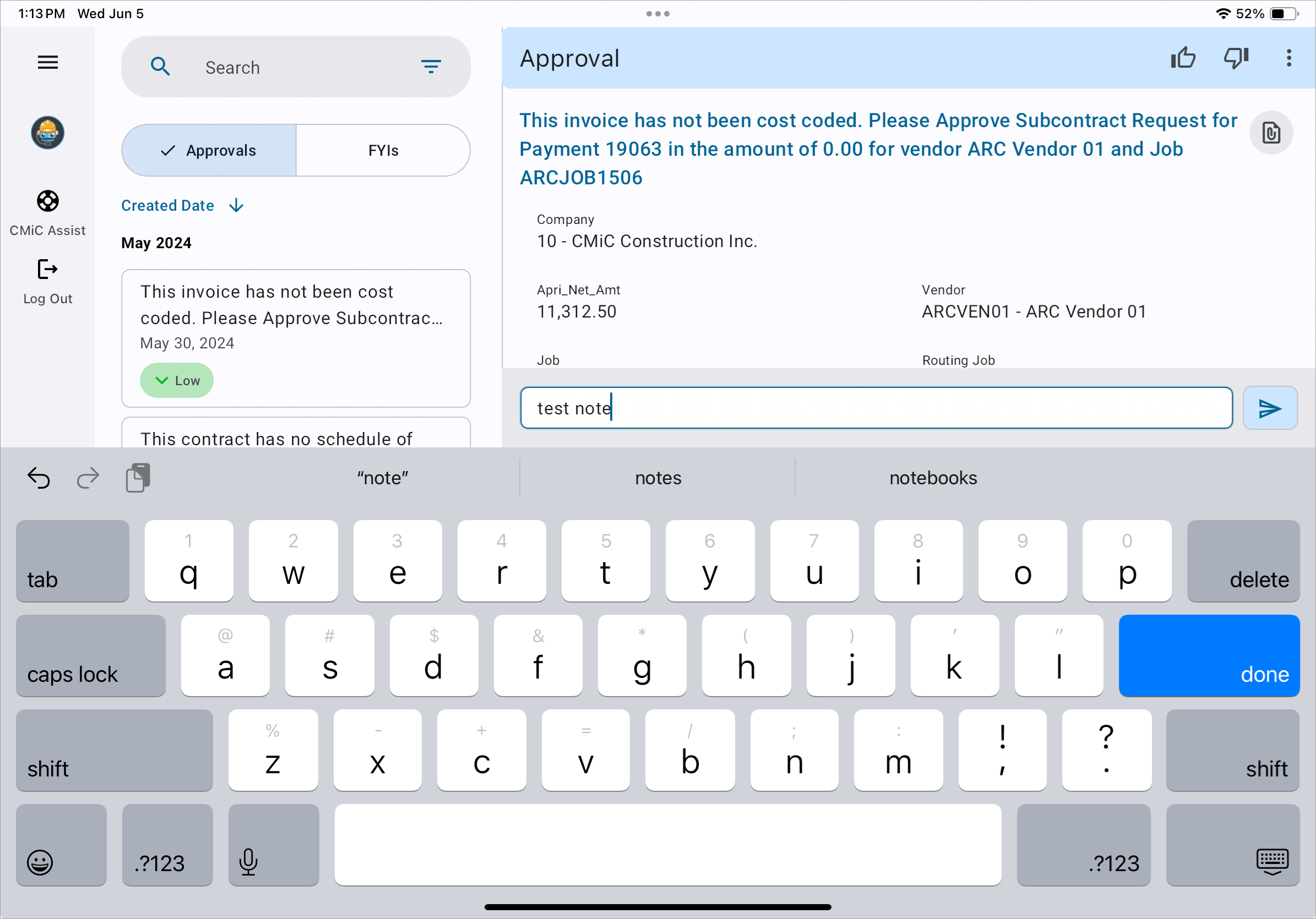 Construct APR – Imaging Records, Attachments, and Notes