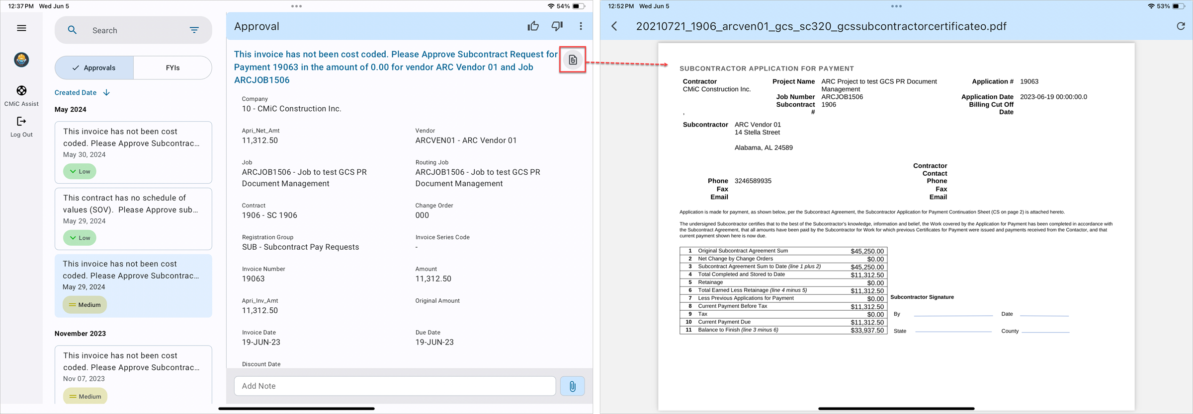 Construct APR – Imaging Records, Attachments, and Notes
