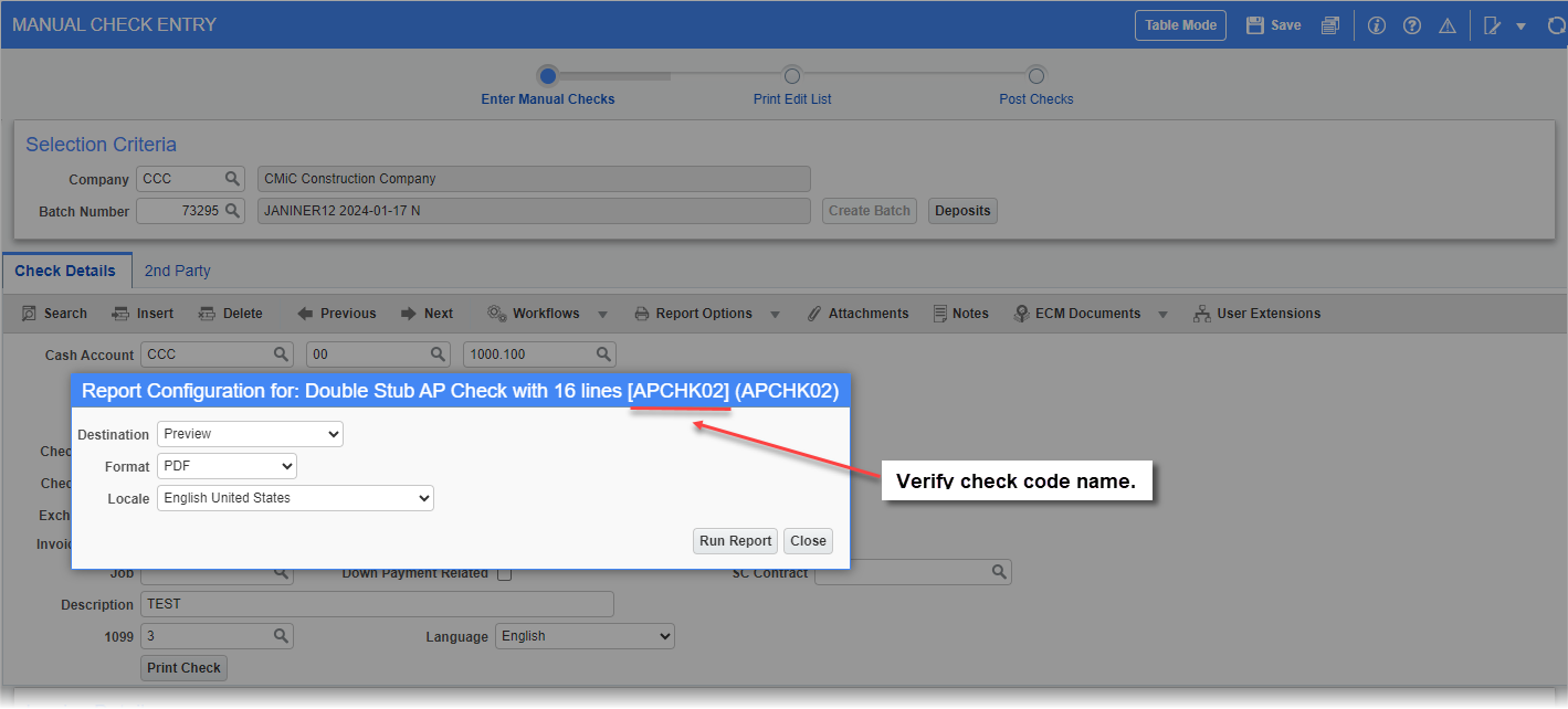 Accounts Payable - Change Paths For Check Formats