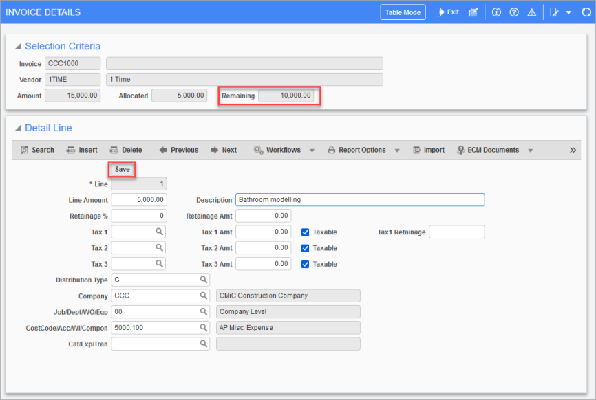 Allow Single Job per Voucher