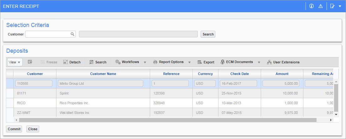 Accounts Receivable - Applying a Deposit to an Invoice