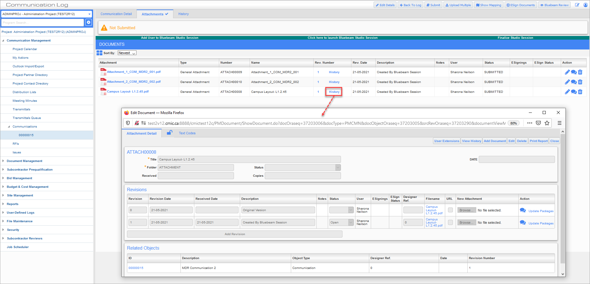 Bluebeam Studio Integration With CMiC Field