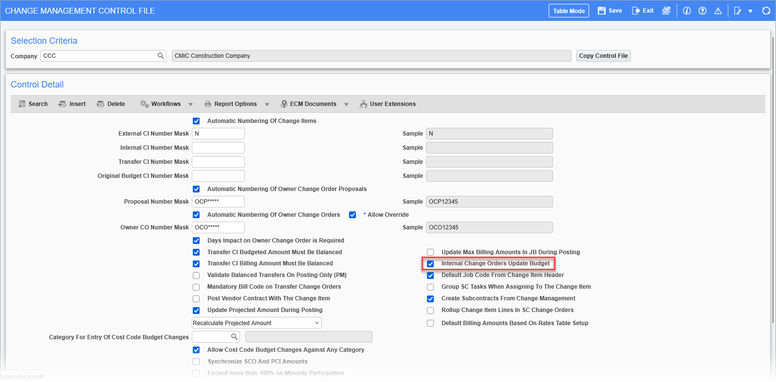 Contract Forecasting - Internal Pending PCI Behavior for Contract Forecasting