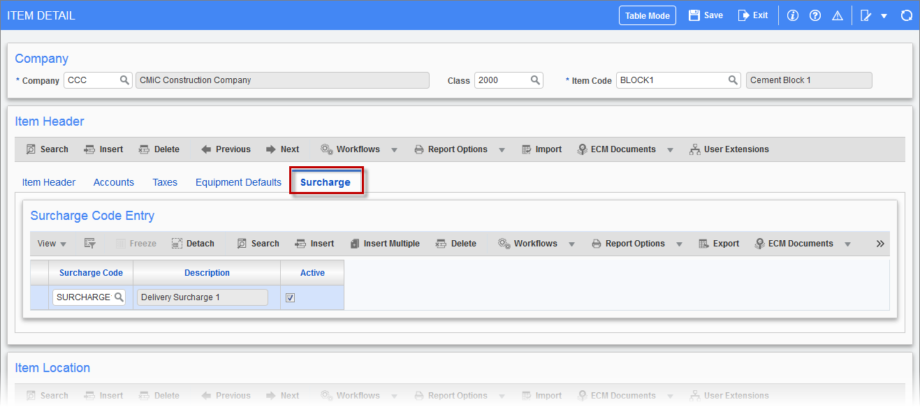 Inventory - Adding Item Details - Item Header Inventory - Adding Item Details - Item Header