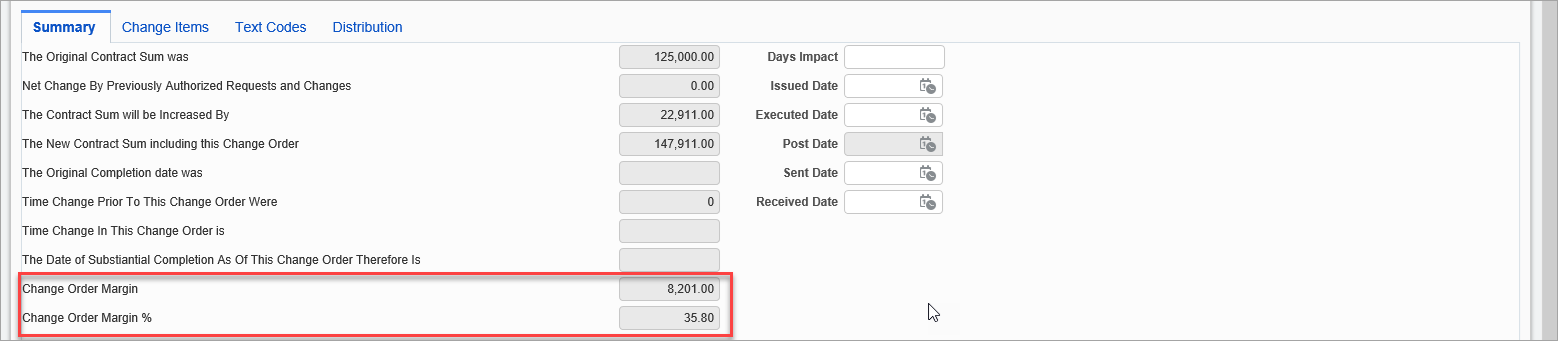 Change Management - Prepare Owner Change Order