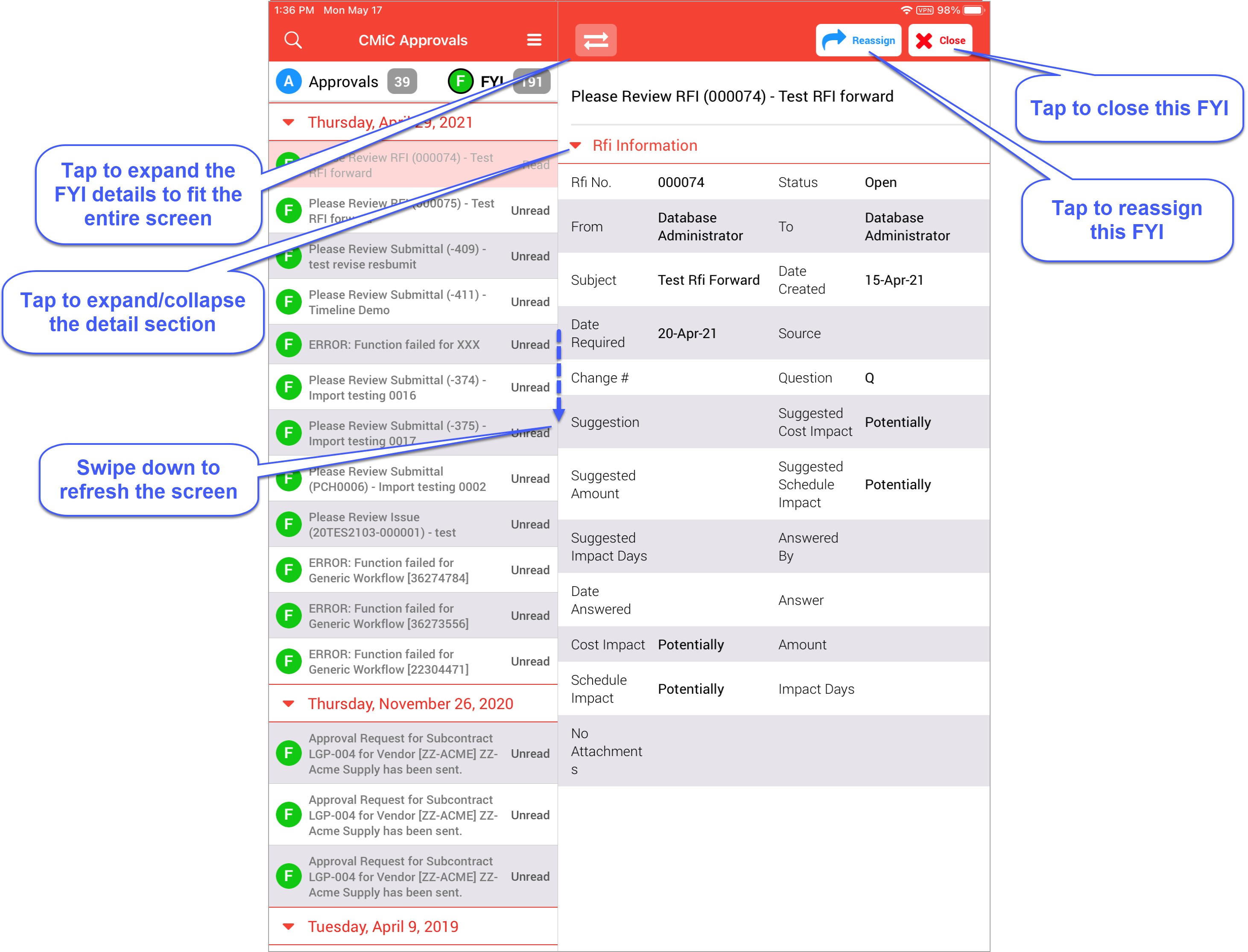 Working With Notifications