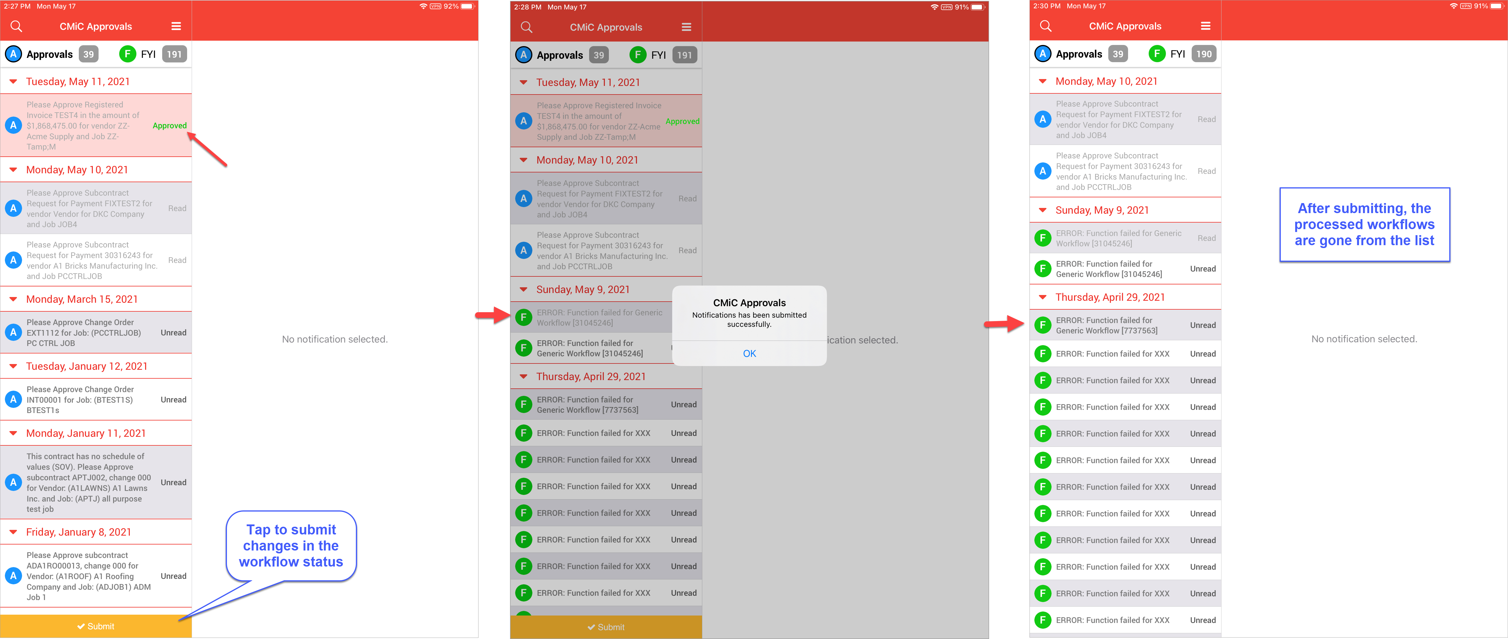 Working With Notifications