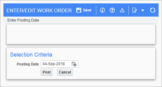 Work Order Billing - Billing Amounts via Work Order Entry