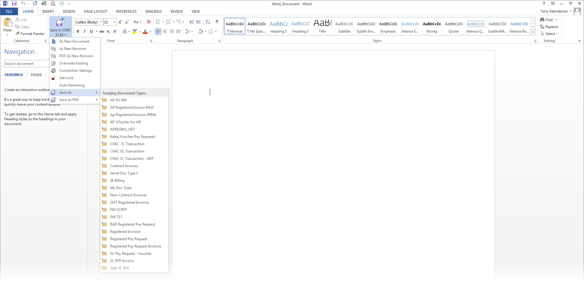 Enterprise Content Management - Activating the Document Types