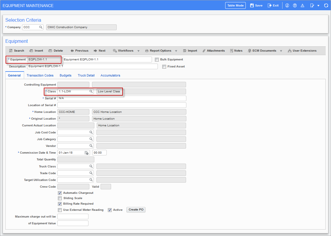 Controlling Class Rates