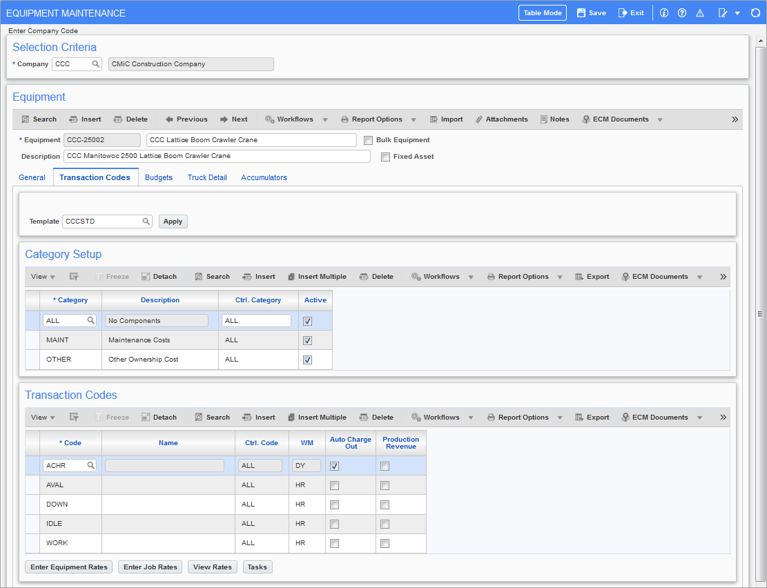 Equipment Costing - Equipment Maintenance - Equipment