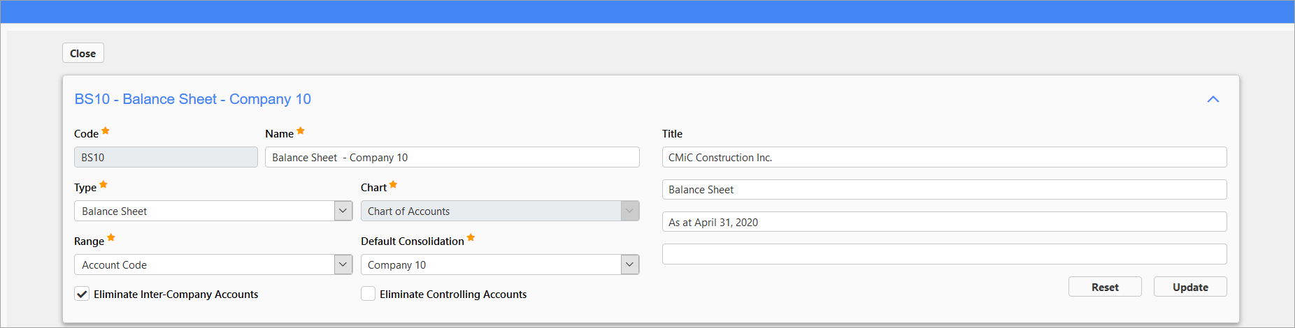 Create New Financial Document from Scratch