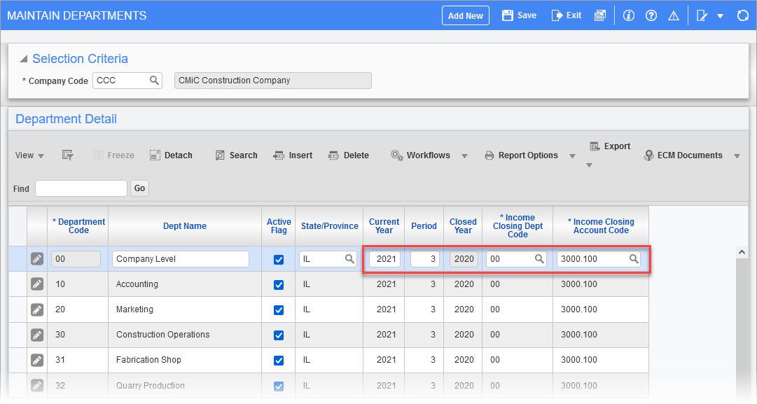 General Ledger - Year End Requirements