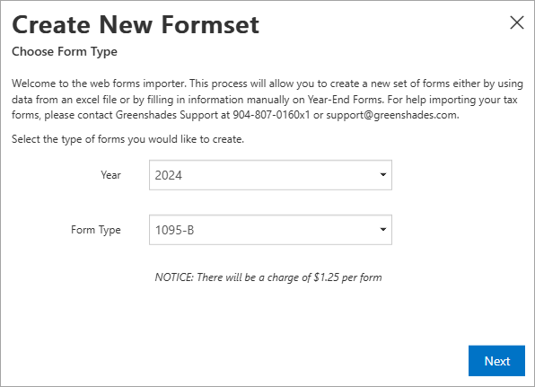 Greenshades - Create Year-End Forms - Online