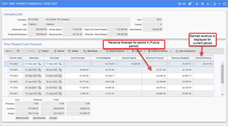 Job Costing - JC Project WIP Export