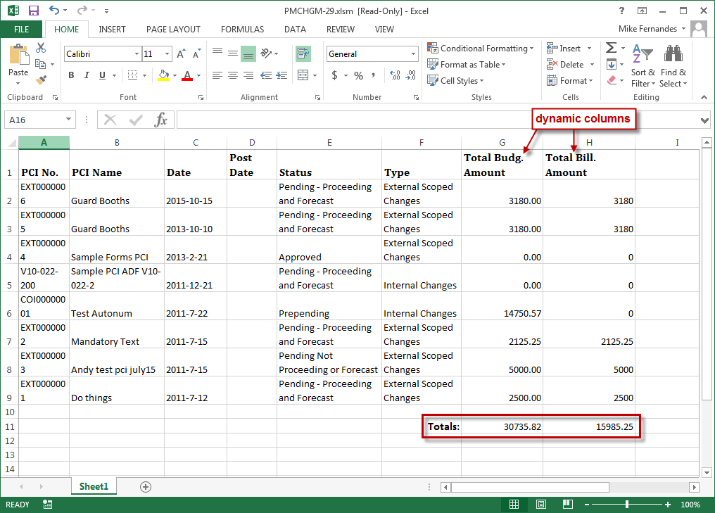 Step 2 Create MIP Excel Document Template Merge Template 