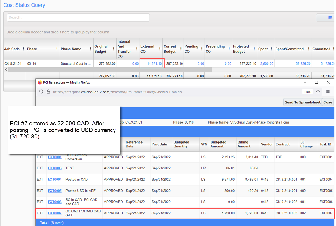 PCI Currency Conversion
