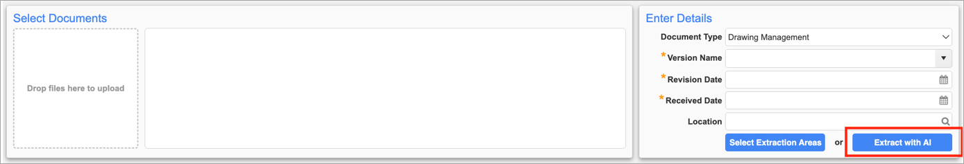 CMiC Field - AI-Powered Drawing Upload