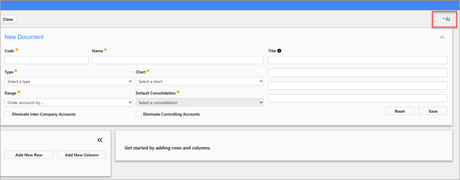 Patch 22 Highlight - AI Financial Statement Generation