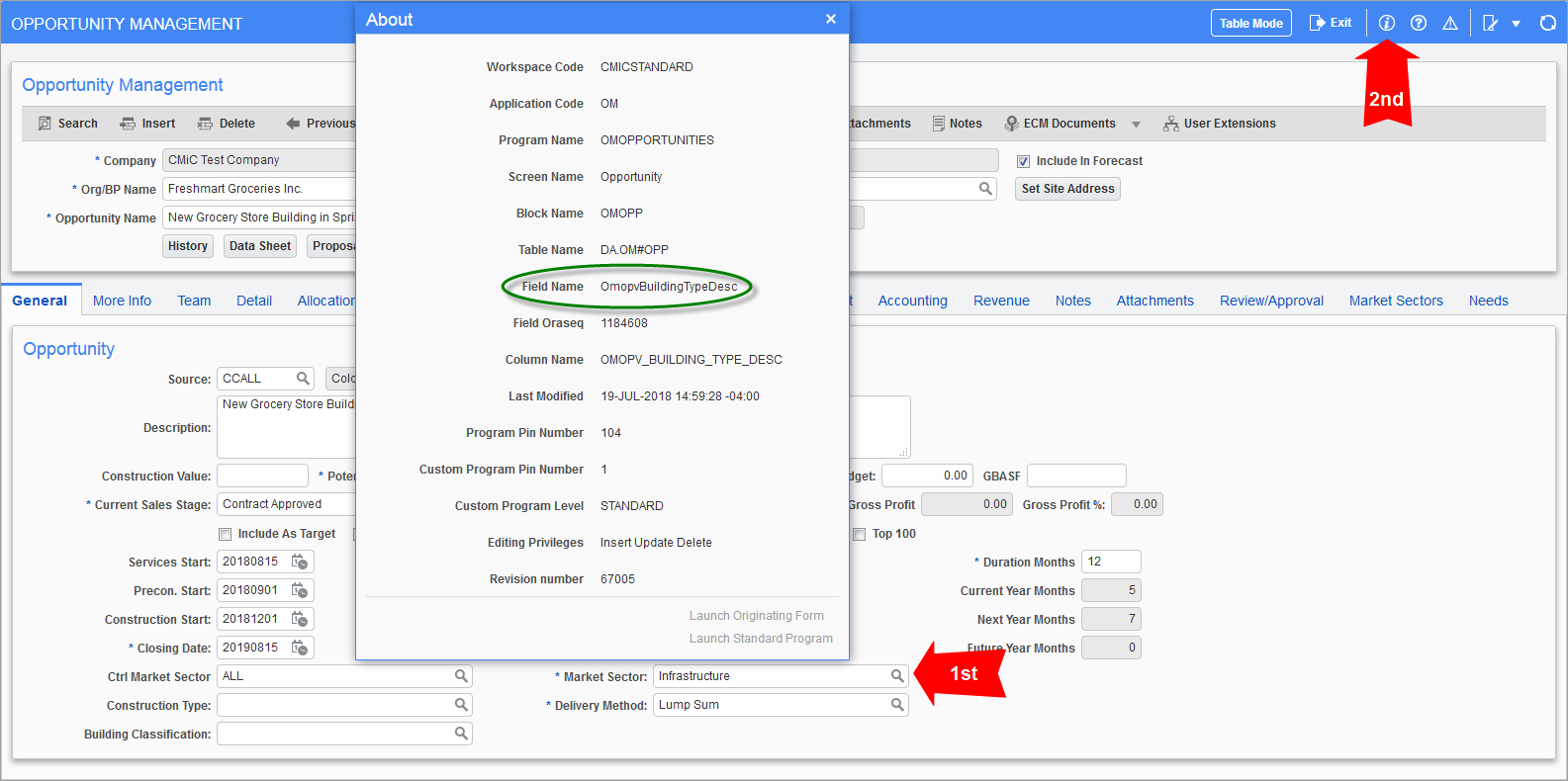 Opportunity Management - Data Sheet Maintenance