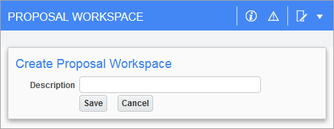 Opportunity Management - Proposal Workspace - Screen