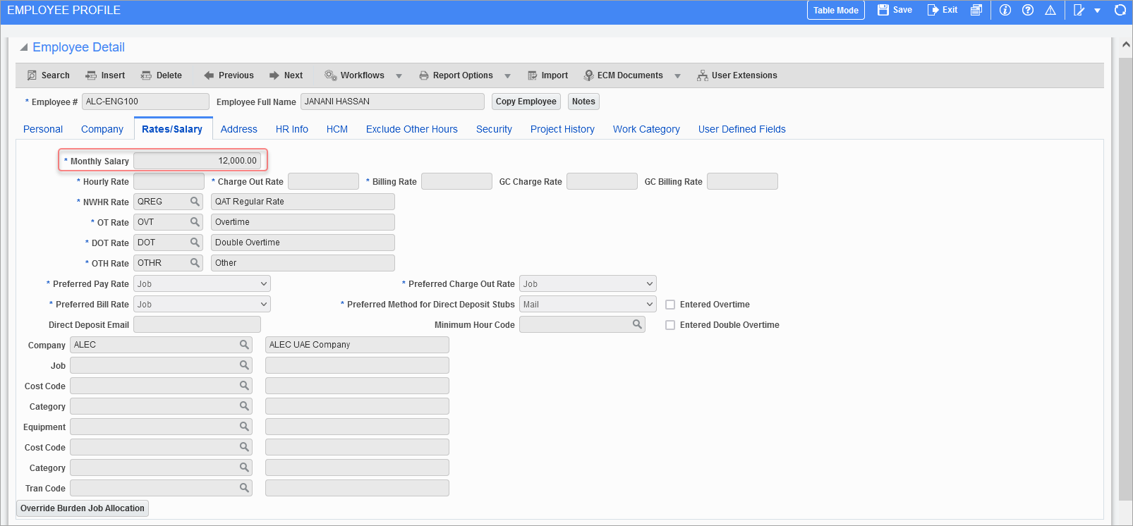 International Payroll - Employee Setup for Base Wage Calculation ...