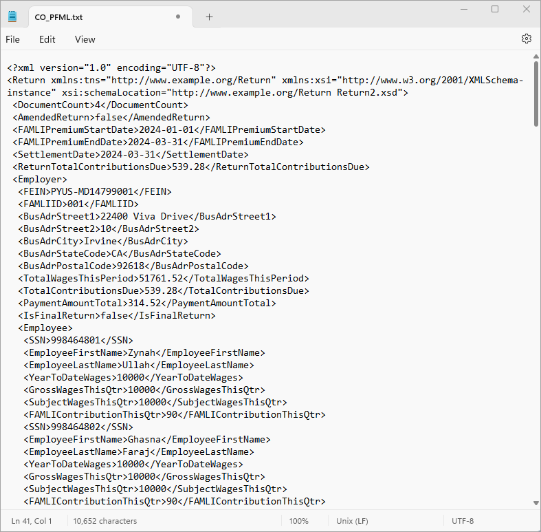 Create FMLA File