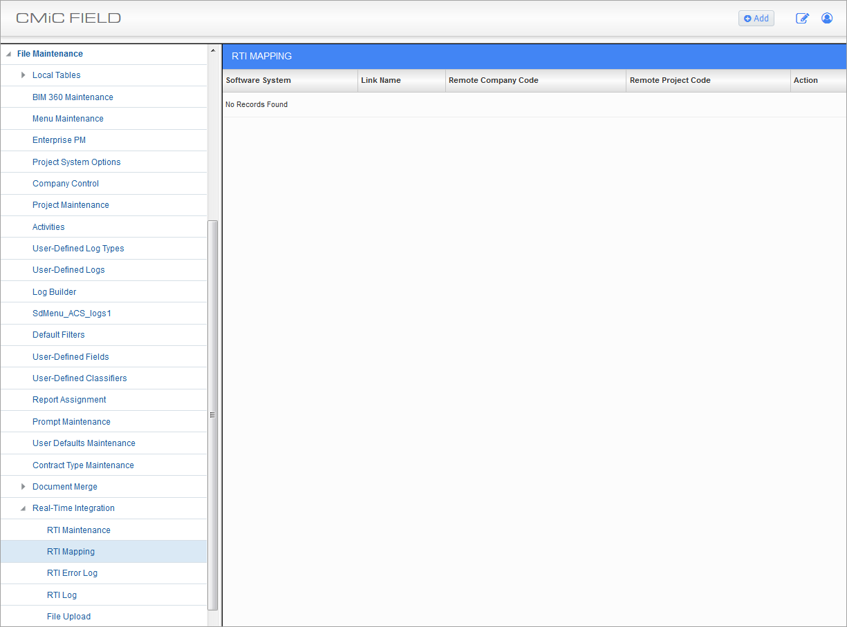 Real-Time Integration - RTI Maintenance