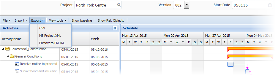 Scheduling 2.0 - Exporting a Schedule
