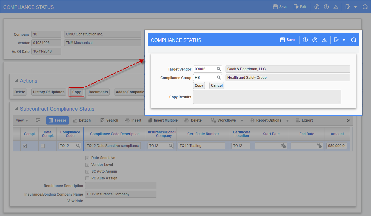 Subcontract Management - Compliance Groups