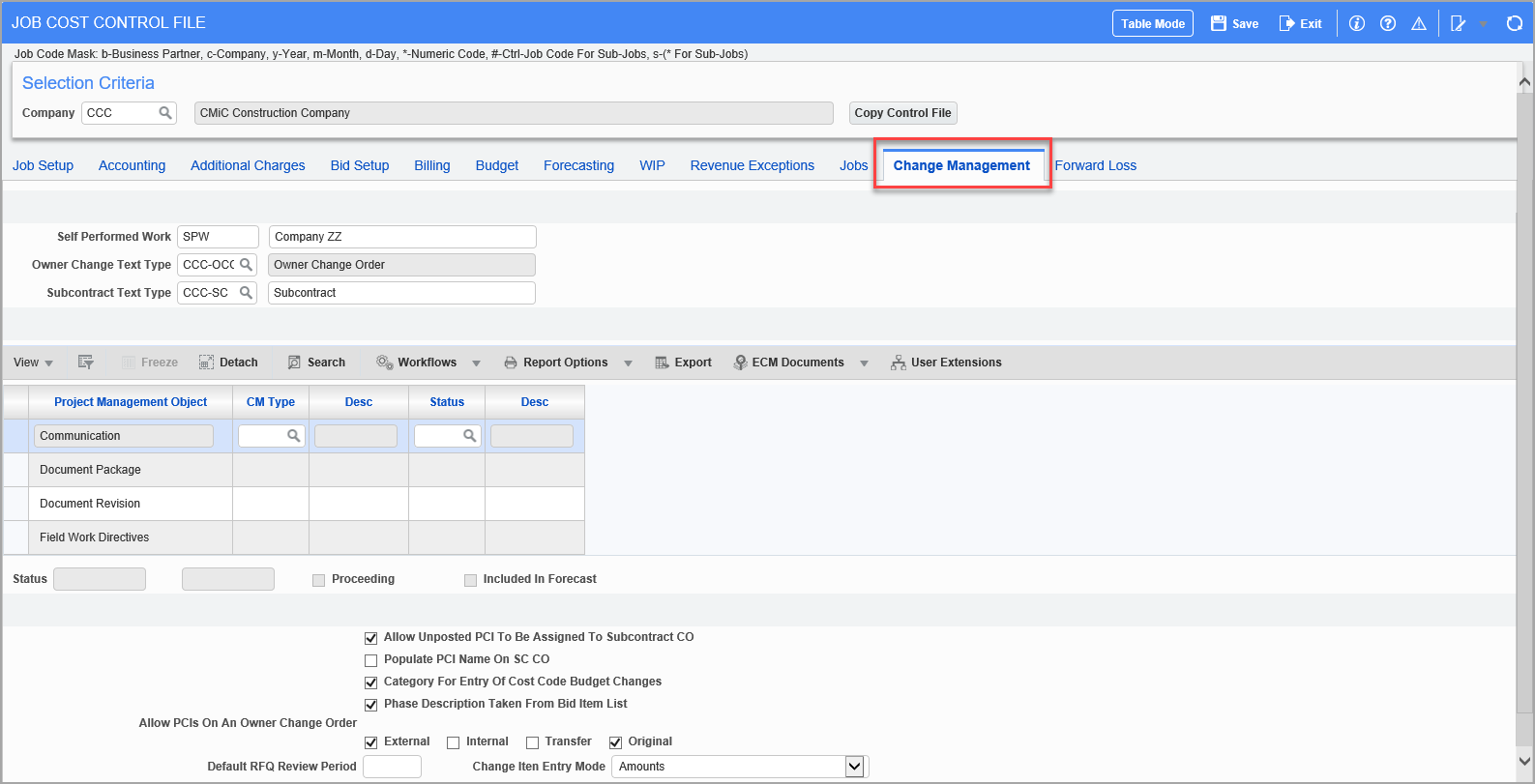 Subcontract Management - Integration