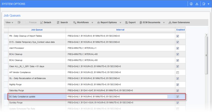 Subcontract Management - Vendor by Company Compliance – Company Level