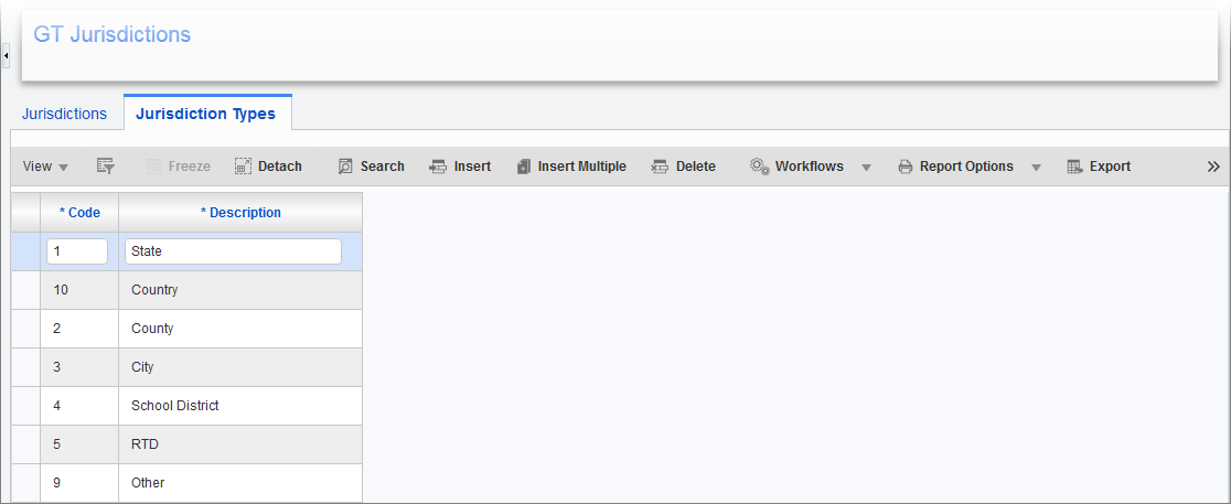System Data - Region Codes