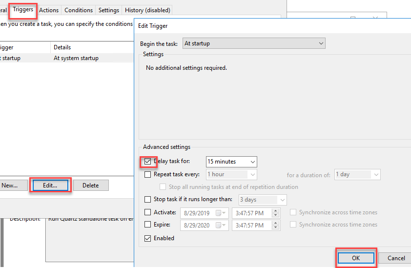 System Administration - Setup Thumbnail Job