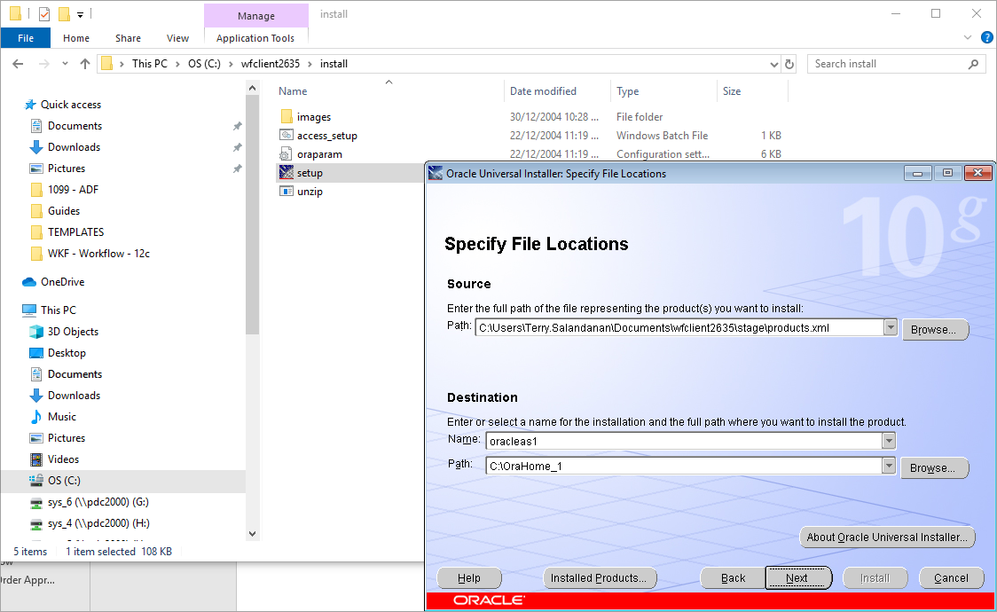 Oracle Workflow Builder Setup